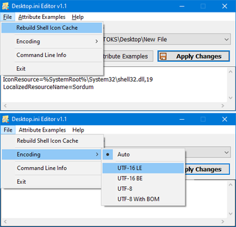 Desktop.ini Editor - Download